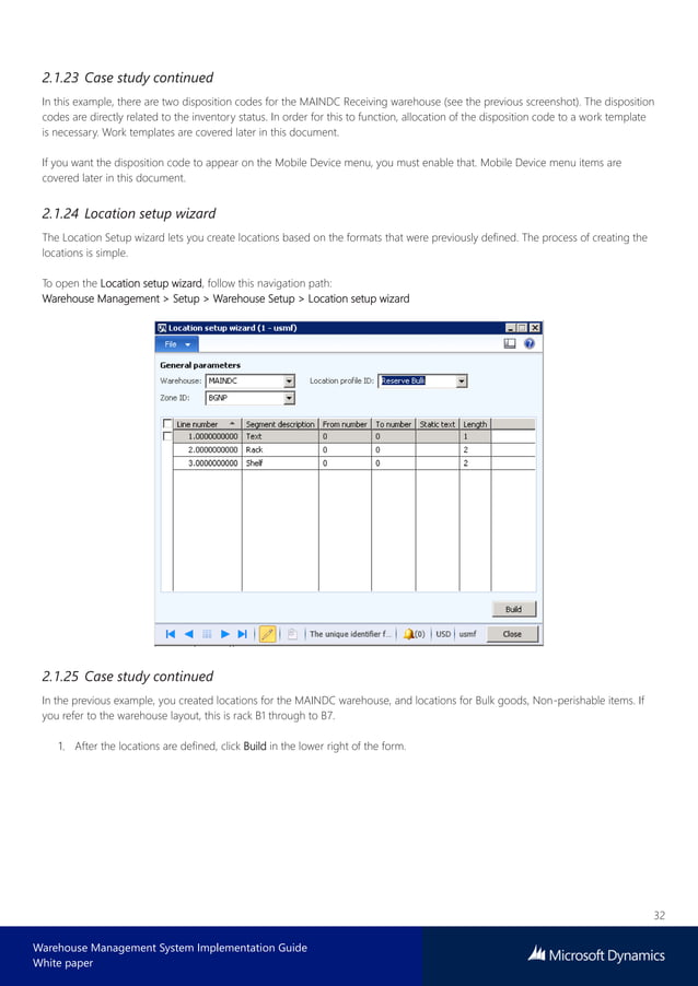 Microsoft dynamics warehouse management system implementation guide | PDF