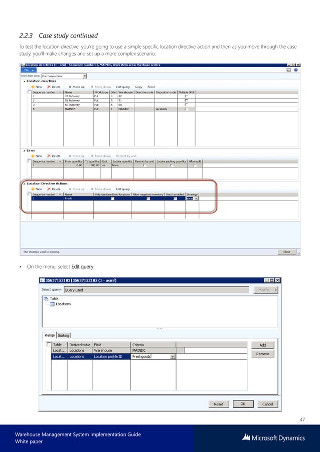 Microsoft dynamics warehouse management system implementation guide | PDF