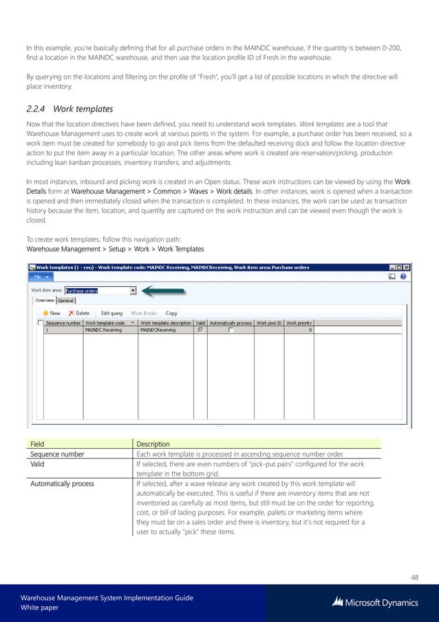 Microsoft dynamics warehouse management system implementation guide | PDF