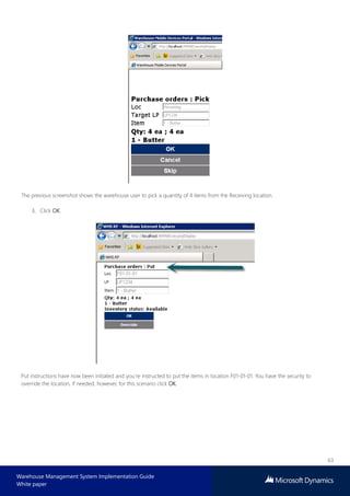 Microsoft dynamics warehouse management system implementation guide | PDF