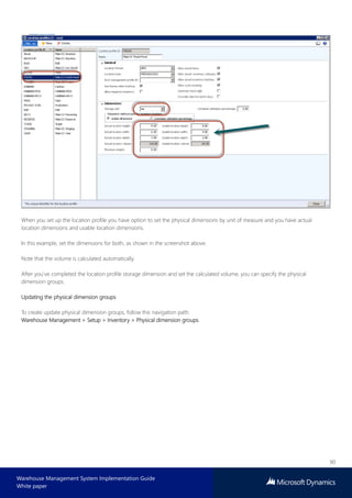 Microsoft dynamics warehouse management system implementation guide | PDF