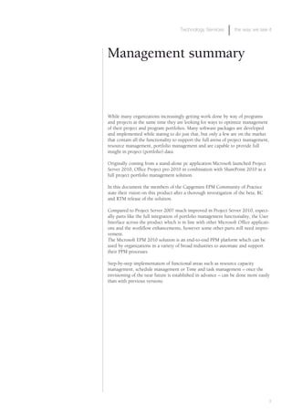 Microsoft EPM 2010 Functional Review | PDF
