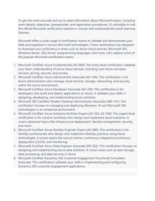 micro soft exam.pdf | Standardized Testing | Educational Assessment