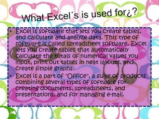 Microsoft Excel | PPTX
