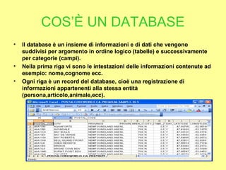 Microsoft excel - didattica differenziata | PPT