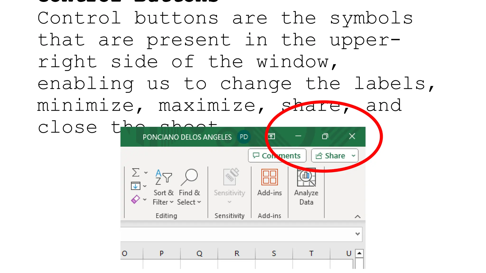 The Microsoft excel and its parts and functions.pptx