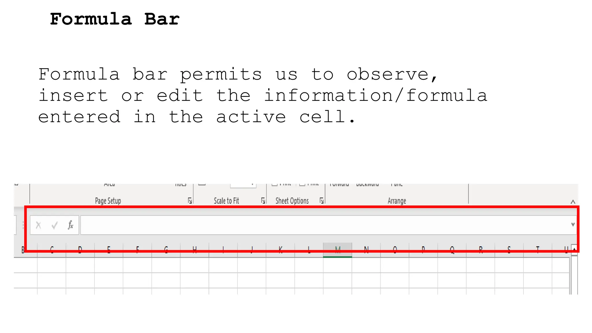 The Microsoft excel and its parts and functions.pptx