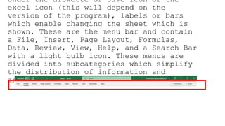 The Microsoft excel and its parts and functions.pptx