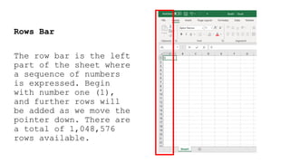 The Microsoft excel and its parts and functions.pptx