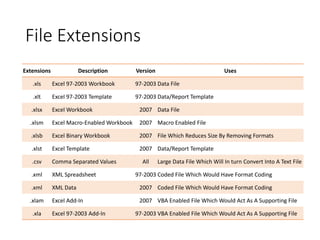 Introduction to Microsoft Excel | PPTX