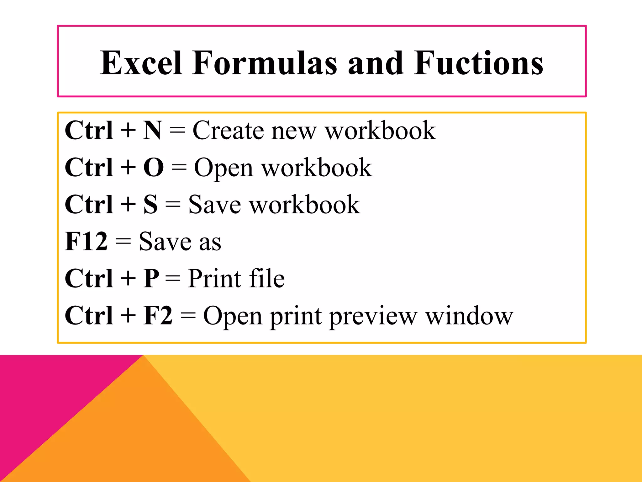LESSON 3: BASIC SKILLS ON MICROSOFT EXCEL | PPTX
