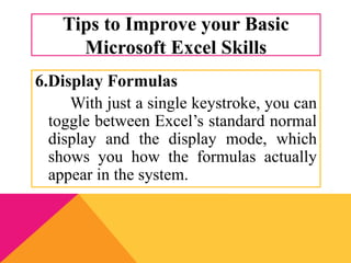 LESSON 3: BASIC SKILLS ON MICROSOFT EXCEL | PPT