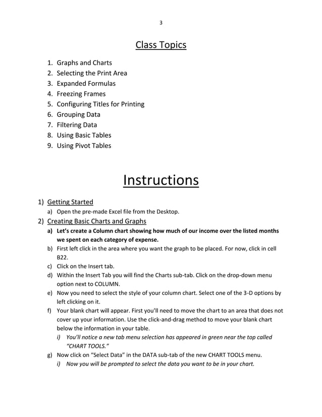Microsoft excel part 2 | PDF