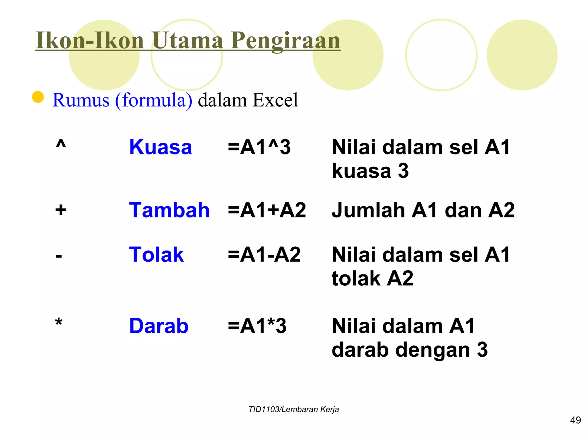 Microsoft excel 2003 | PPT