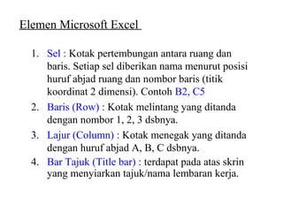 Microsoft excel 2003 | PPT