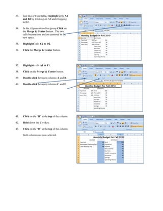 Microsoft Excel 2007 Tutorial | PDF | Desktop Publishing | Computer ...