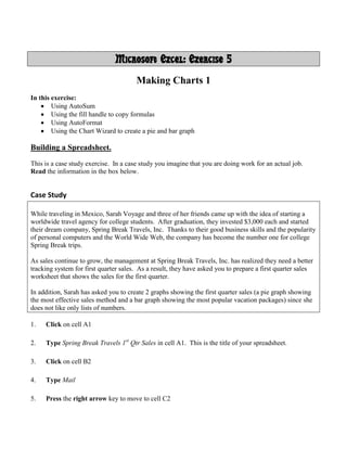 Microsoft Excel 2007 Tutorial | PDF | Desktop Publishing | Computer ...