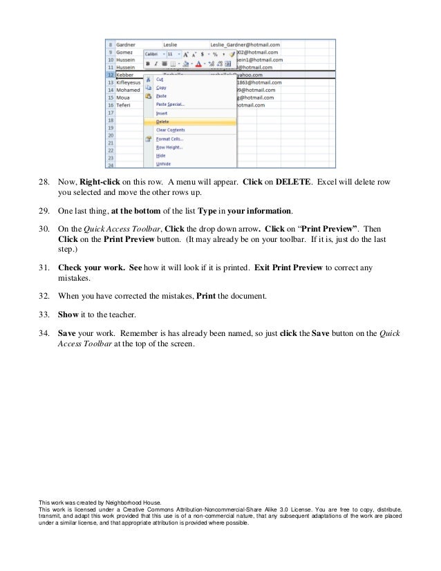 Microsoft Excel 2007 Tutorial