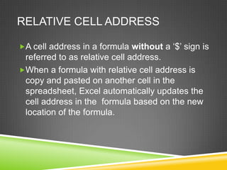 Microsoft excel 2010 useful formula & functions | PPTX