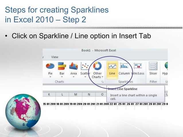 Microsoft Excel 2010 Sparklines | PPT