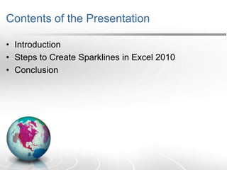 Microsoft Excel 2010 Sparklines | PPT