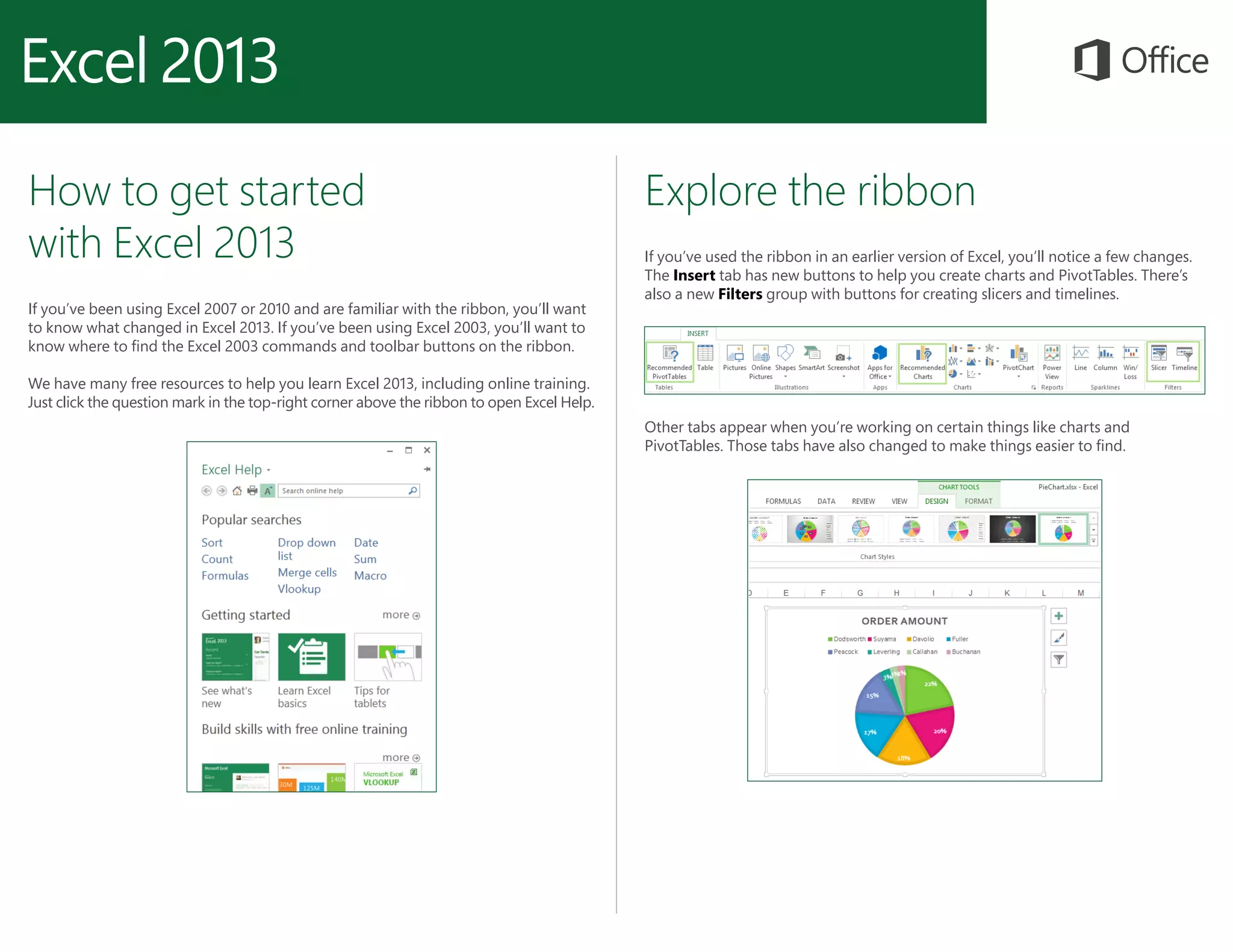 Microsoft excel 2013 Quickstart | PPT