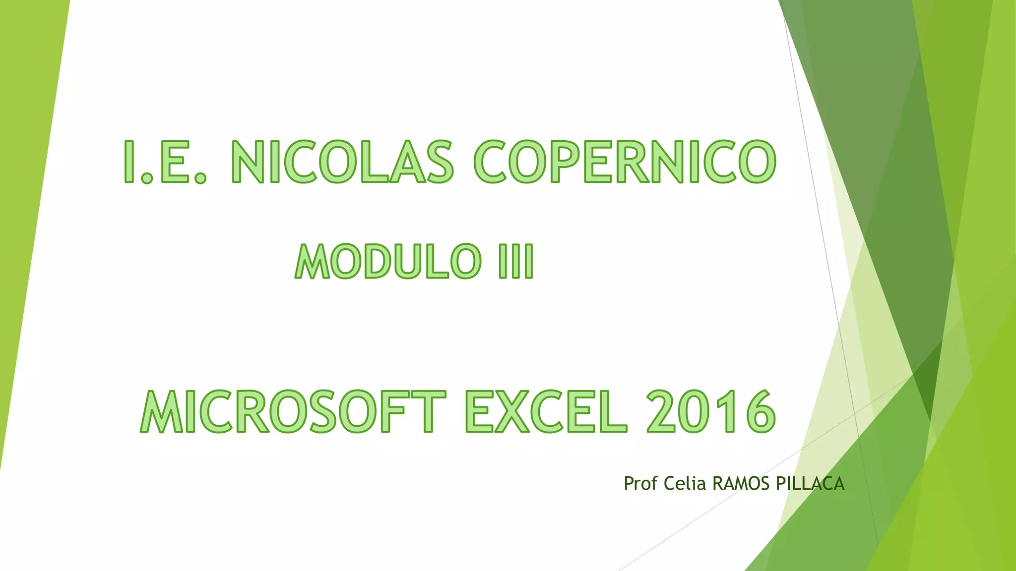 Microsoft Excel 2016 | PPT
