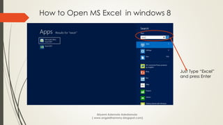 Microsoft excel (crv) | PPTX | Desktop Publishing | Computer Software ...