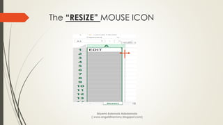 Microsoft excel (crv) | PPTX | Desktop Publishing | Computer Software ...