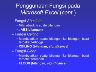 Microsoft Excel dasar.ppt