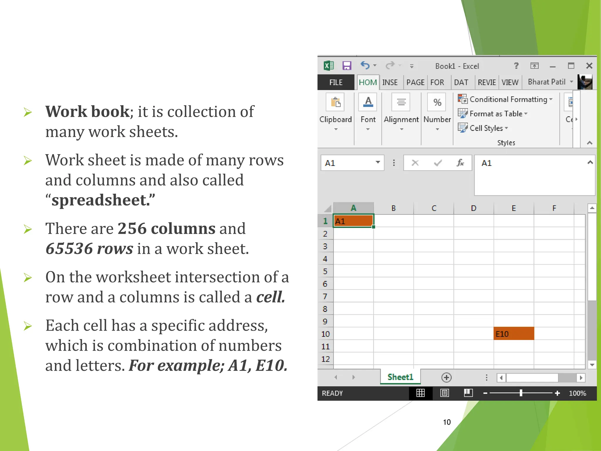 Microsoft Excel power point slide share .pptx
