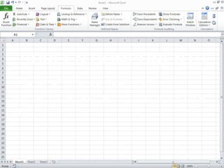 Microsoft Excel Presentation: Introduction to Excel | PPTX
