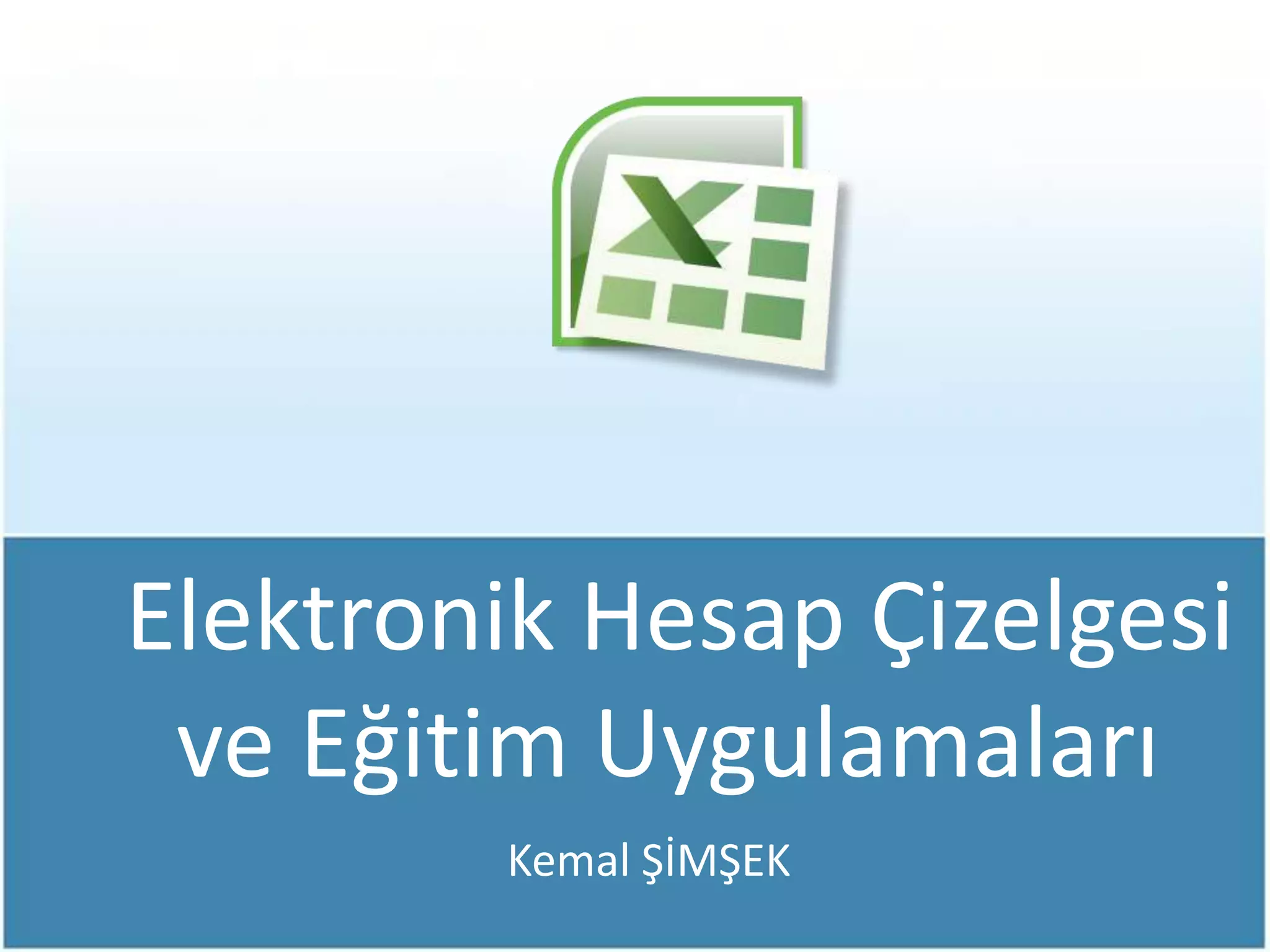 Microsoft Excel Sunum | PPTX