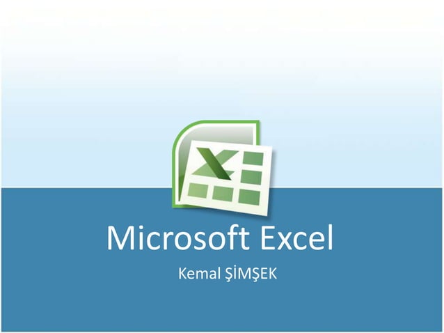 Microsoft Excel Sunum | PPT