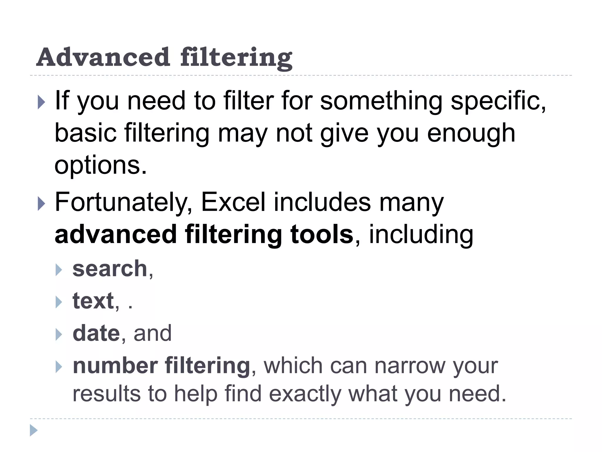 Microsoft excel training | PPTX