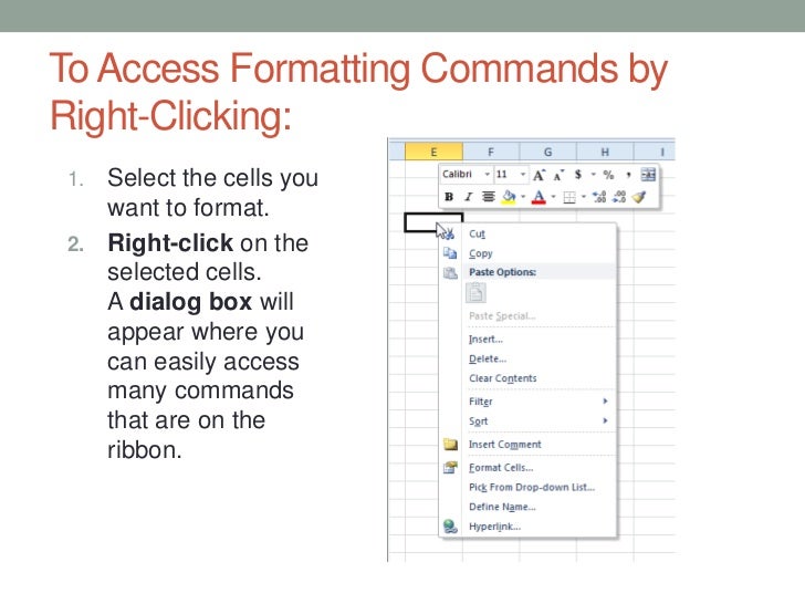 Microsoft Excel Tutorial Part I 