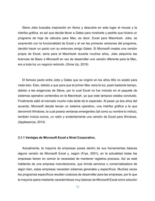 Microsoft excel y la productividad de las empresas | PDF
