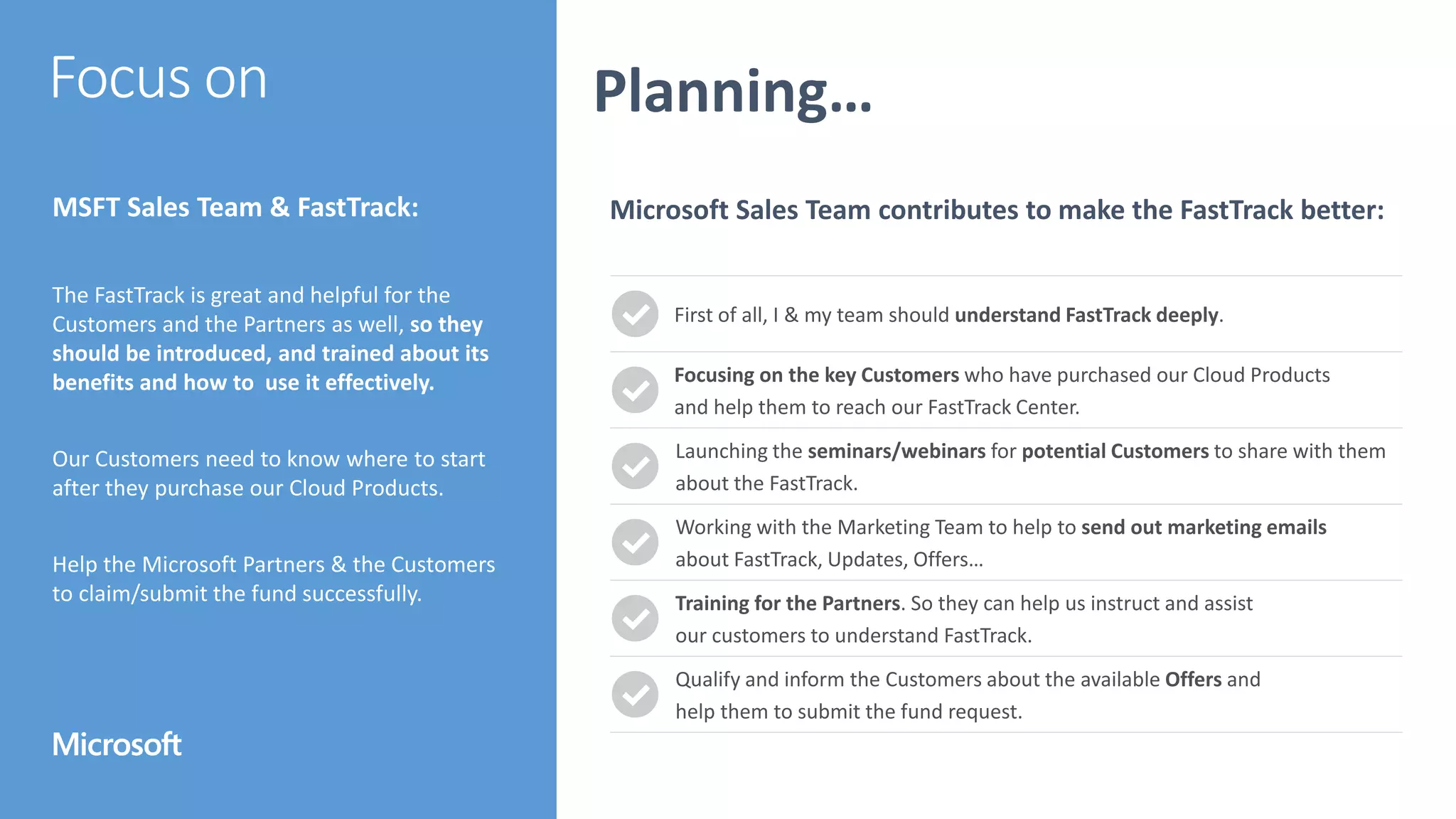 Microsoft FastTrack-The Customer Success Service | PPTX