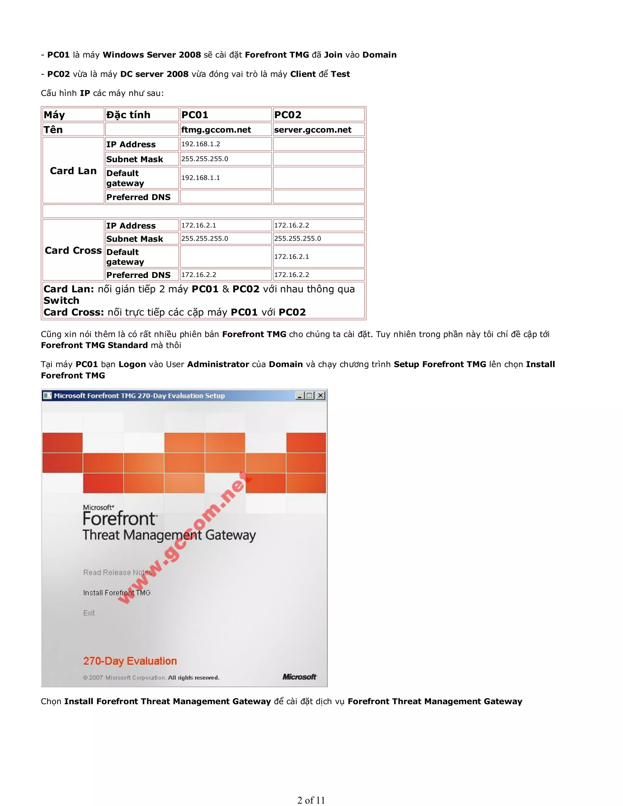 Microsoft forefront tmg part 1 - installation -www.key4_vip.info