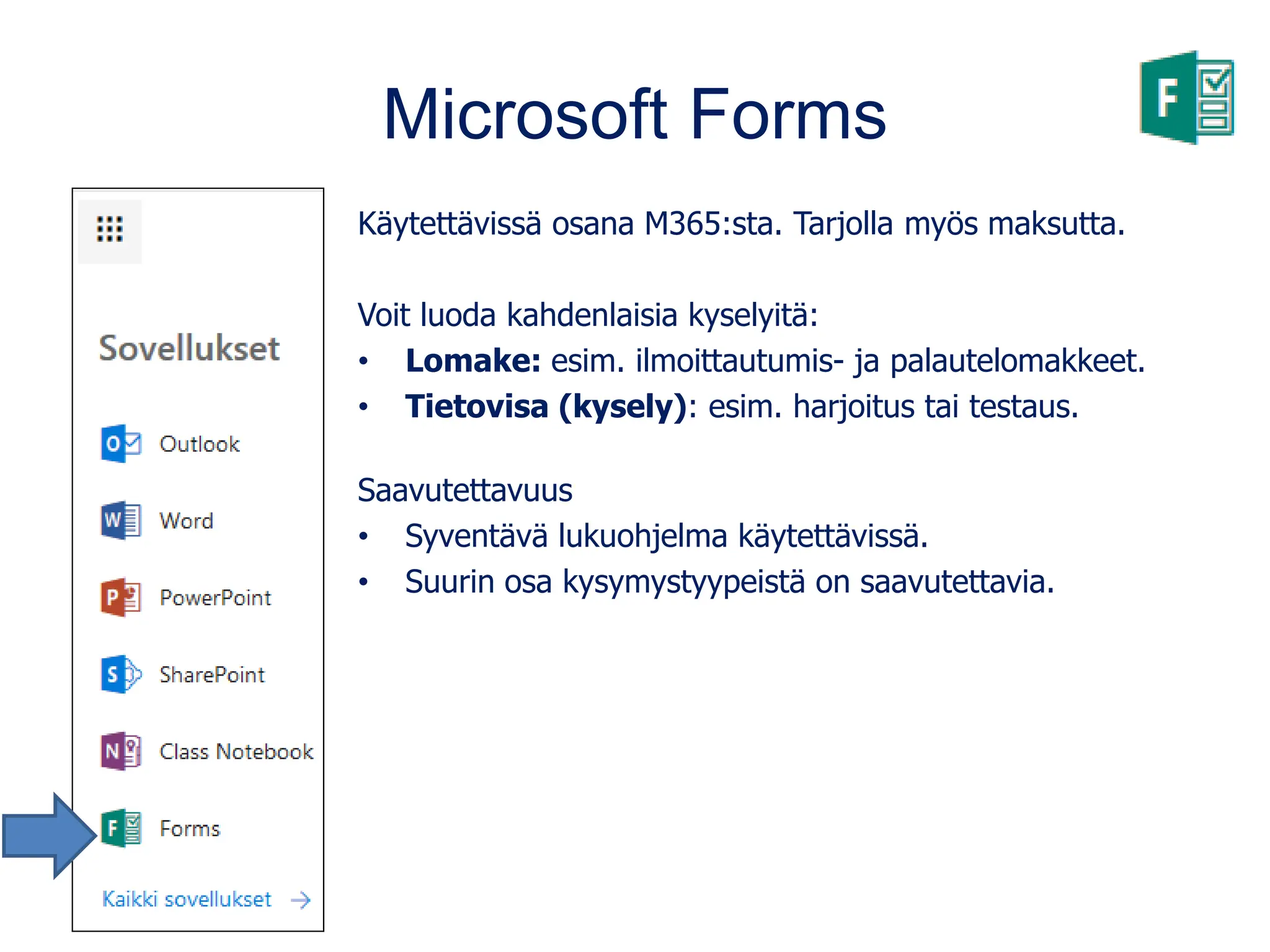 Microsoft Forms ja Powtoon-animaatiot 29.5.24