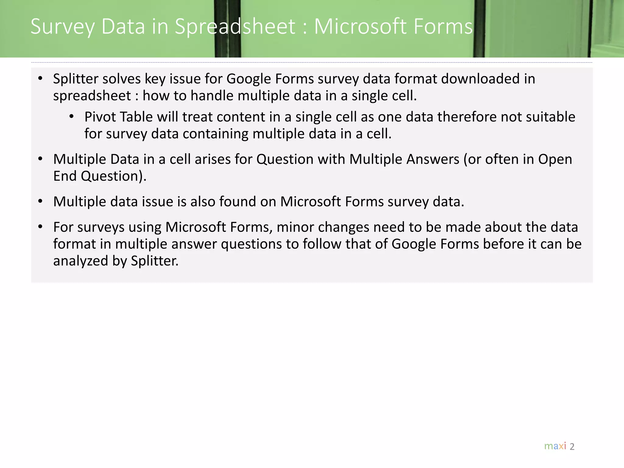 Microsoft Forms Survey Data Feb 2021 | PPT