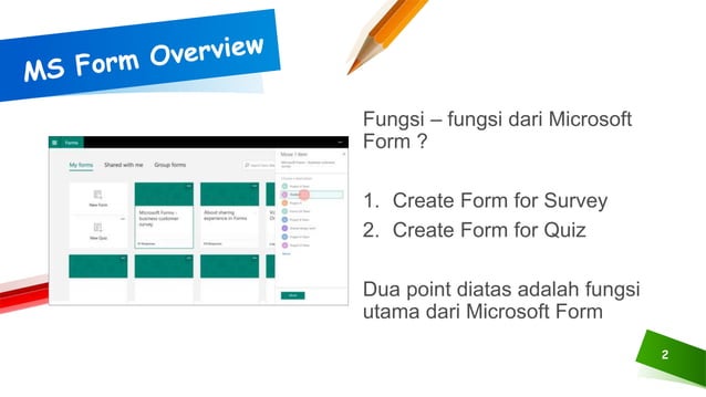 Microsoft forms tutorial | PPTX