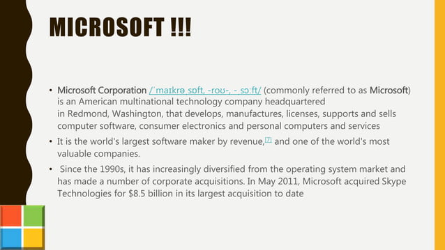 Microsoft fortune 500 | PPT