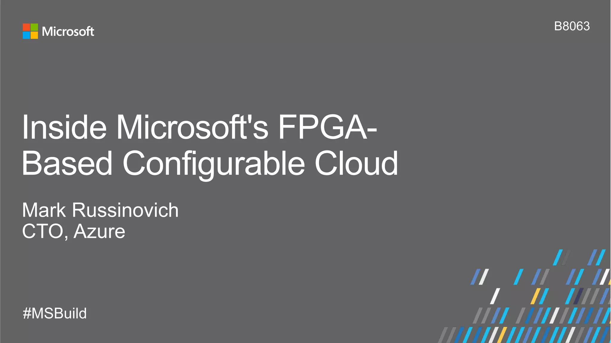 Inside Microsoft's FPGA-Based Configurable Cloud | PPT
