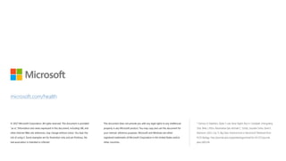 Microsoft genomics to advance clinical science | PPT