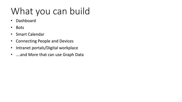 Microsoft Graph Ppt 