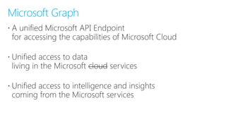 O365Con18 - Microsoft Graph, a Walk-through - Adis Jugo | PDF | Operating Systems | Computer ...