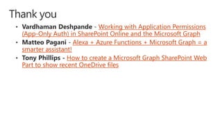 Microsoft Graph community call_February 2019 | PPT