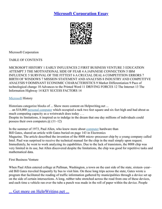 Microsoft History | PDF