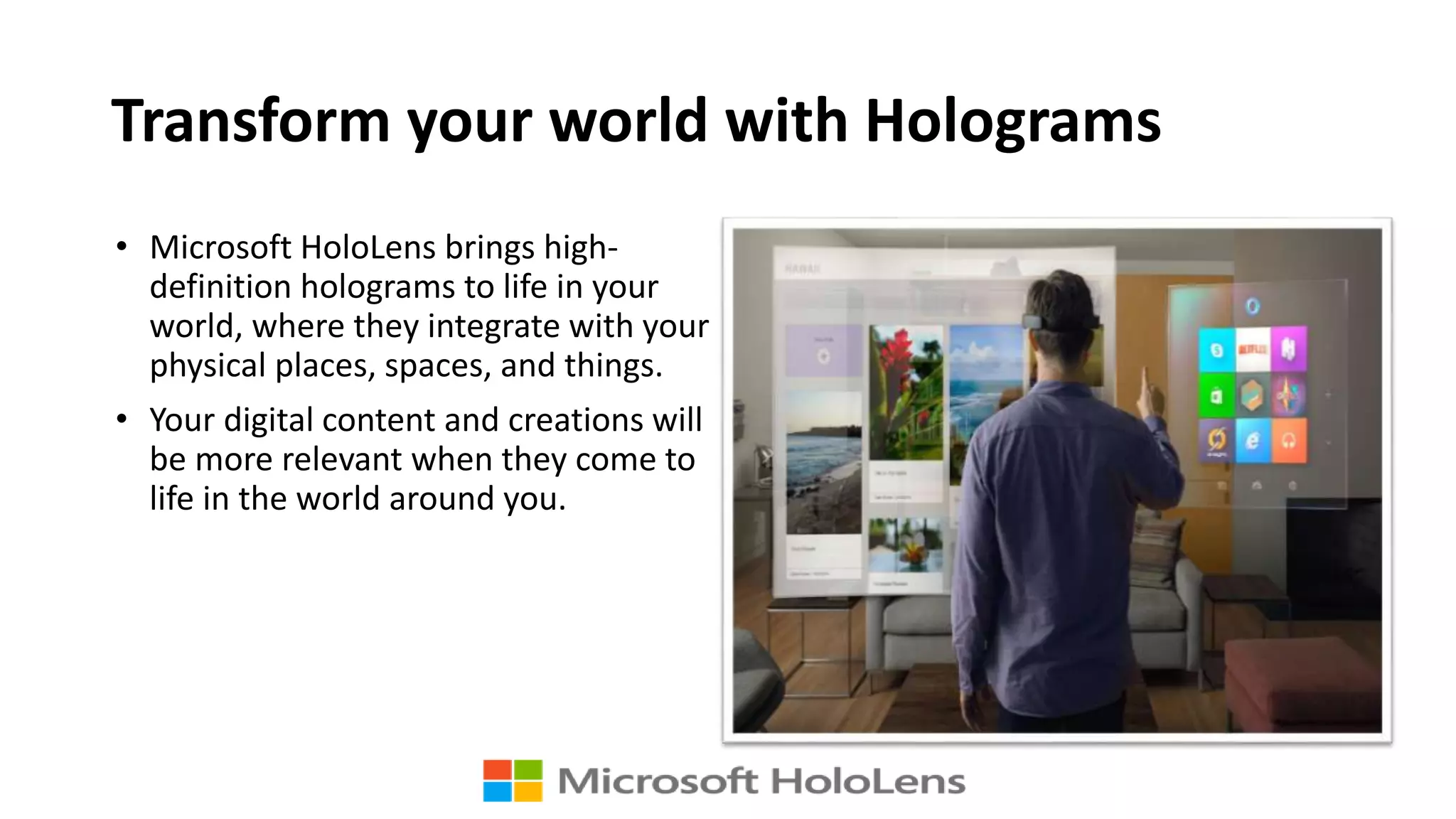 Microsoft hololens | PPTX